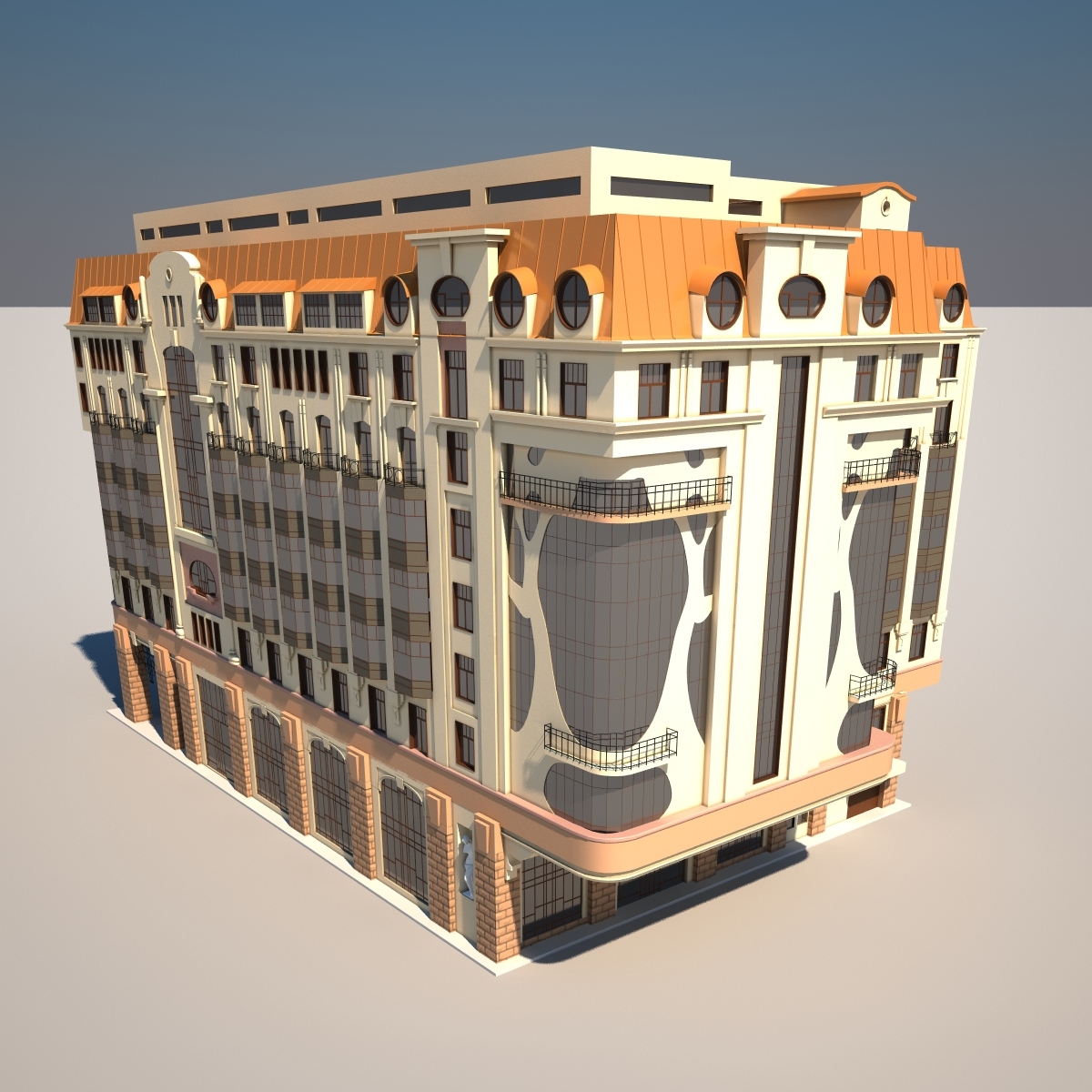 3d model marriott hotel
