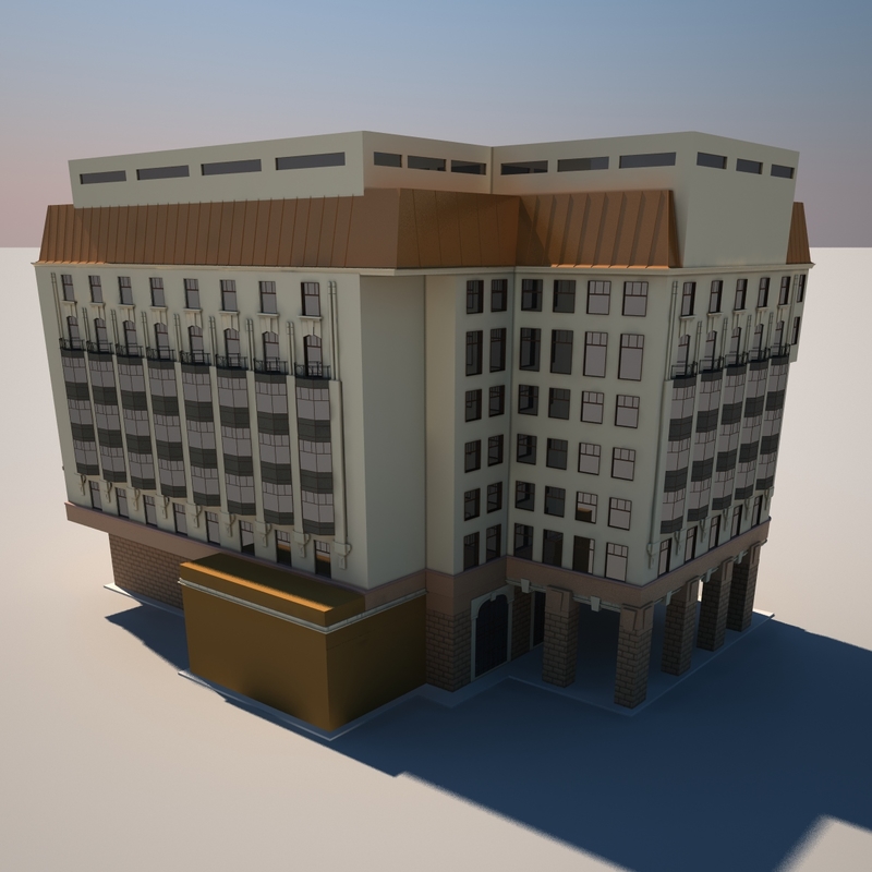 3d model marriott hotel
