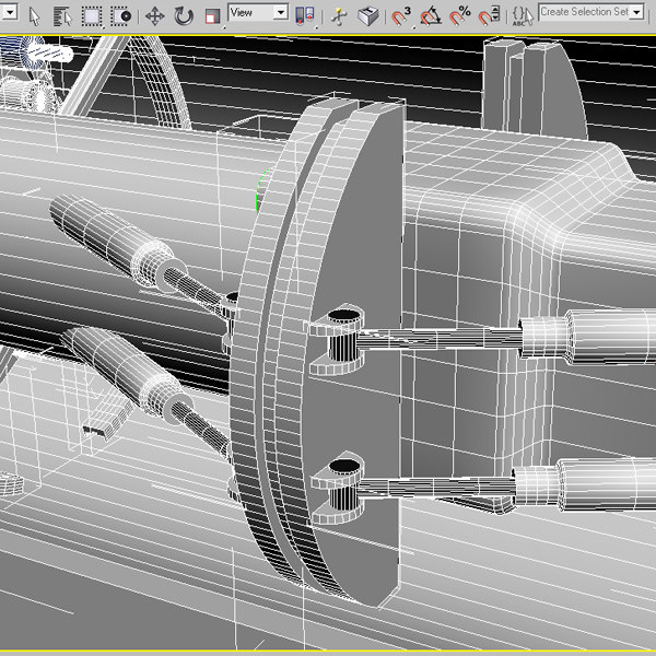tunnel boring machine 3d max