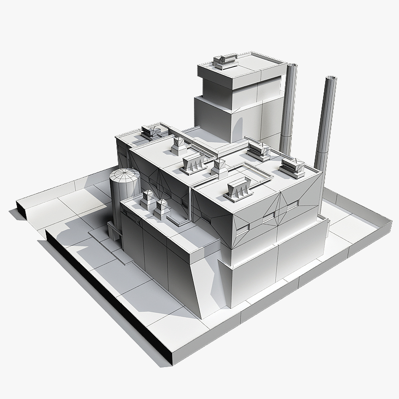 factory 3d model