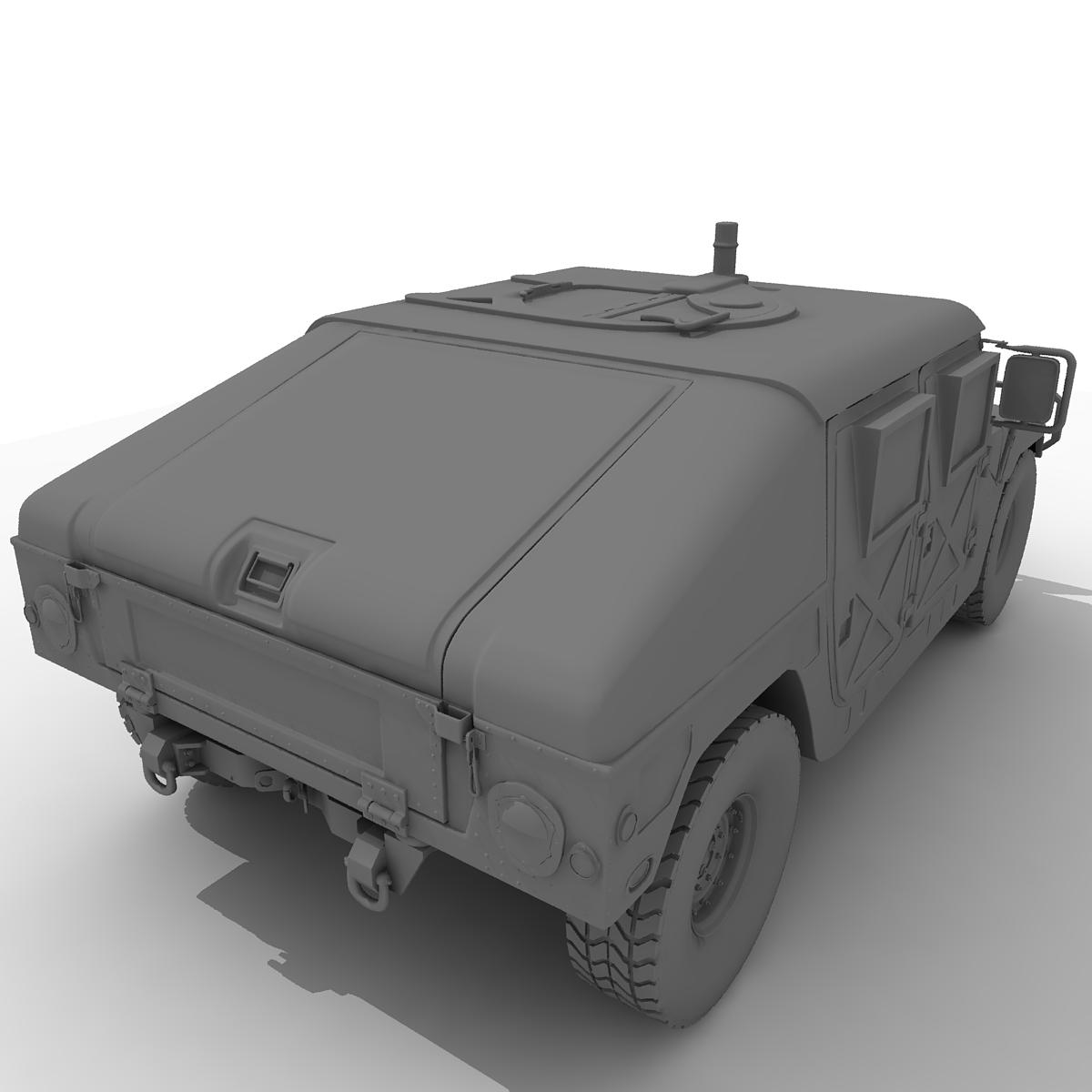 humvee hmmwv 3d max