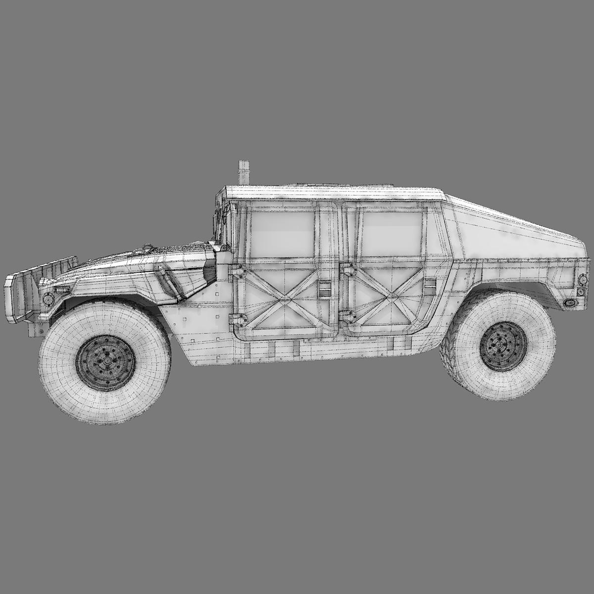 humvee hmmwv 3d max