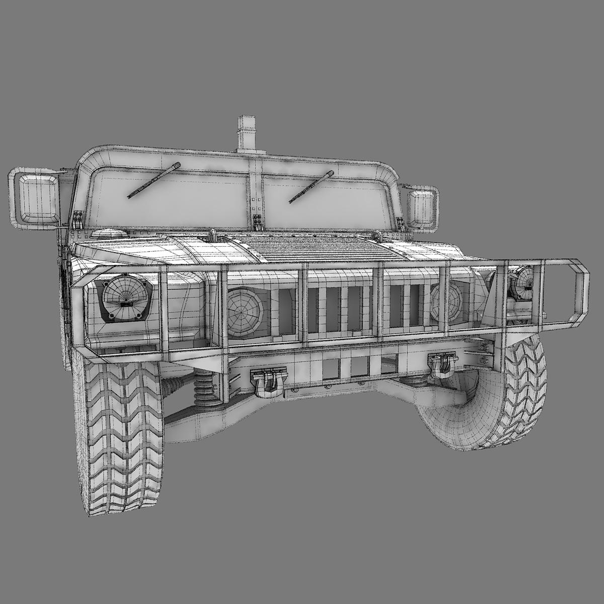 humvee hmmwv 3d max