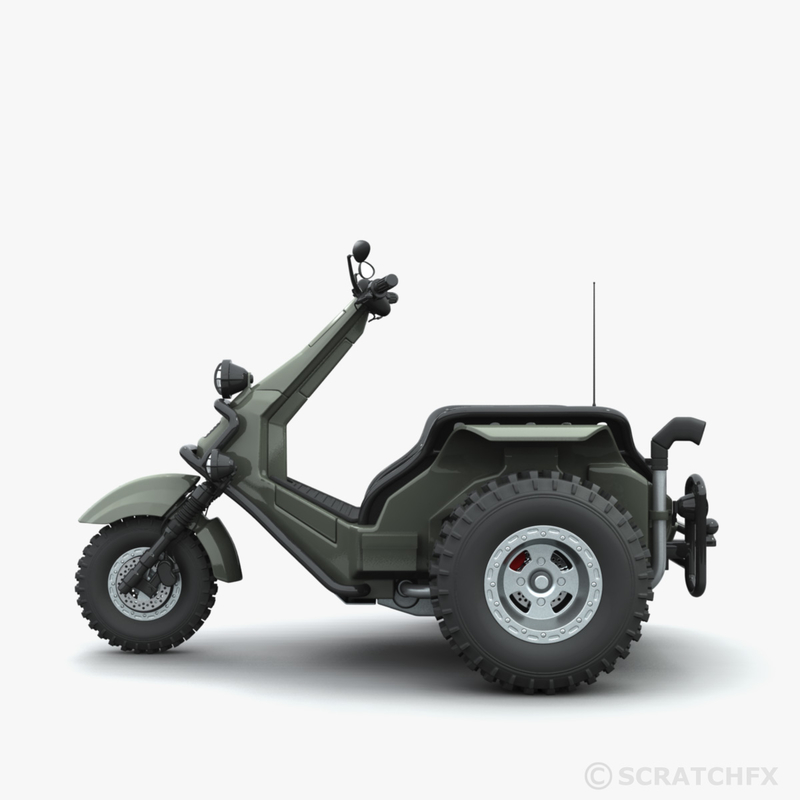 urban ranger support vehicle obj