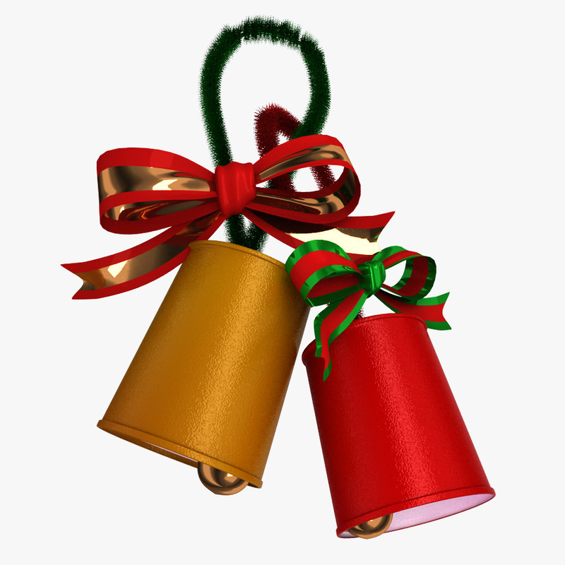 3d christmas bell