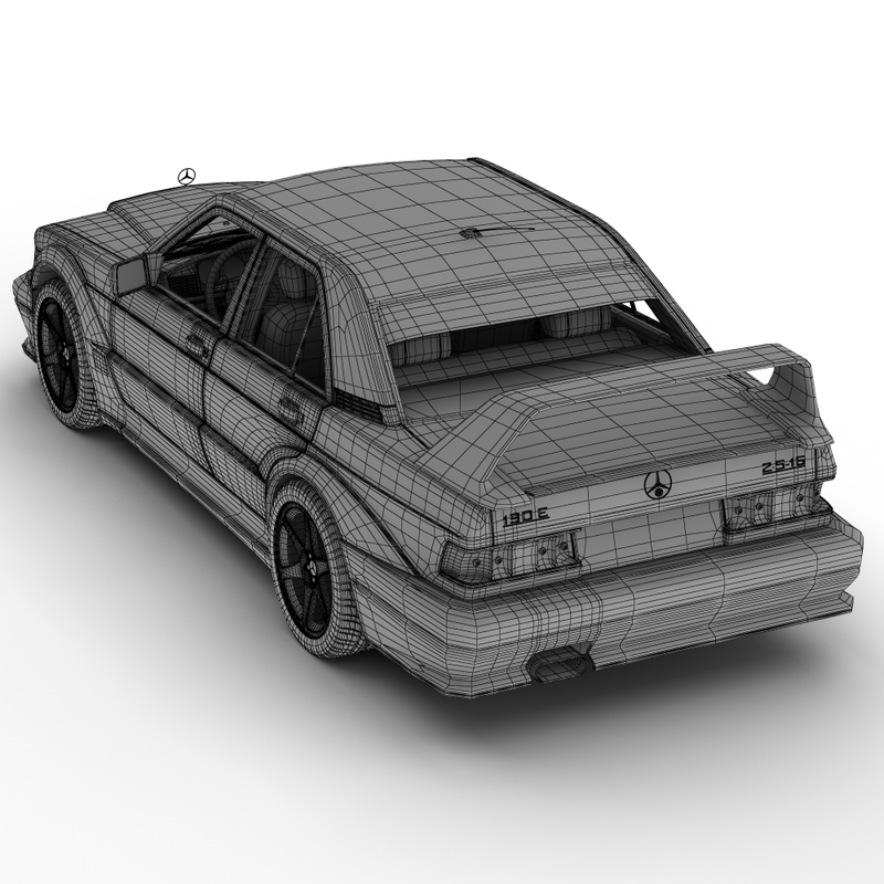 mercedes-benz 190e evolution ii 3ds