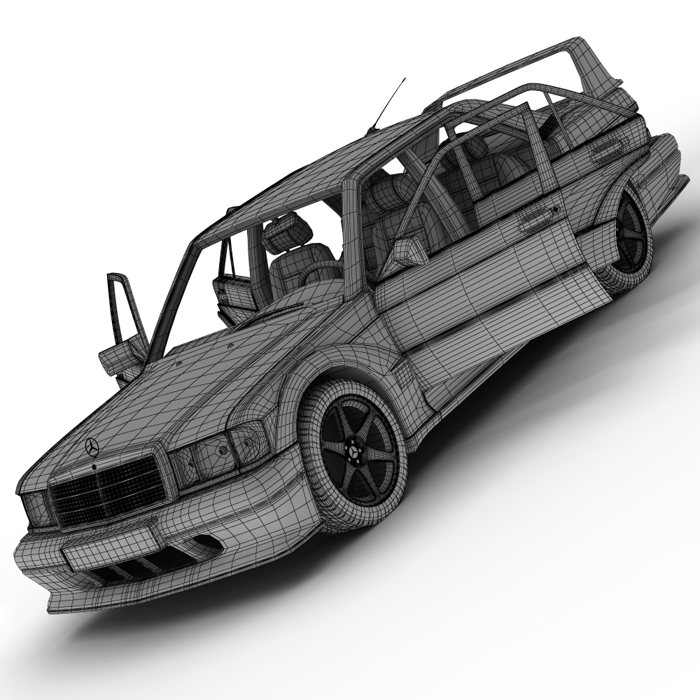 mercedes-benz 190e evolution ii 3ds