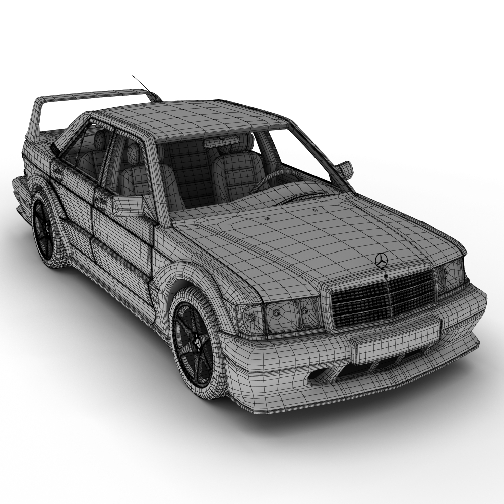 mercedes-benz 190e evolution ii 3ds