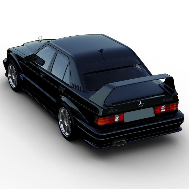 mercedes-benz 190e evolution ii 3ds