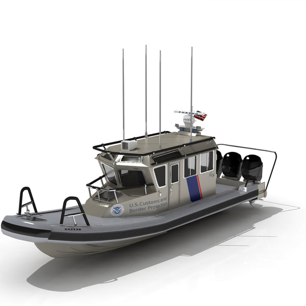 3d interceptor class safe boat model