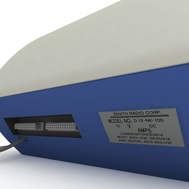 retro terminal adm 3a 3d max