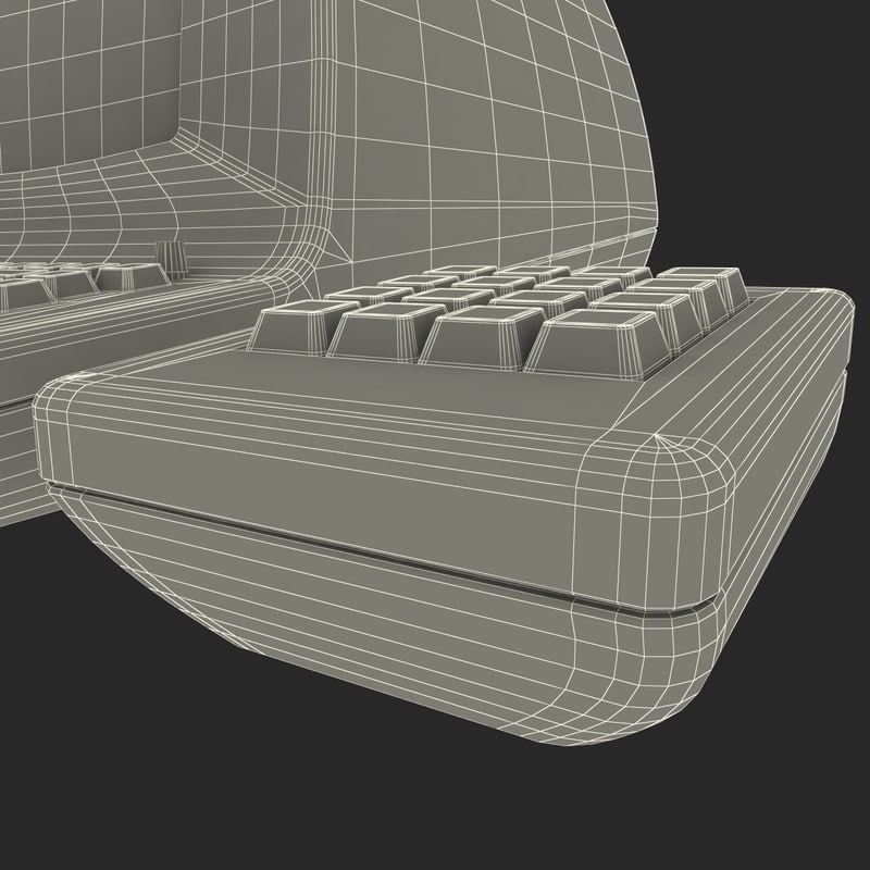 retro terminal adm 3a 3d max
