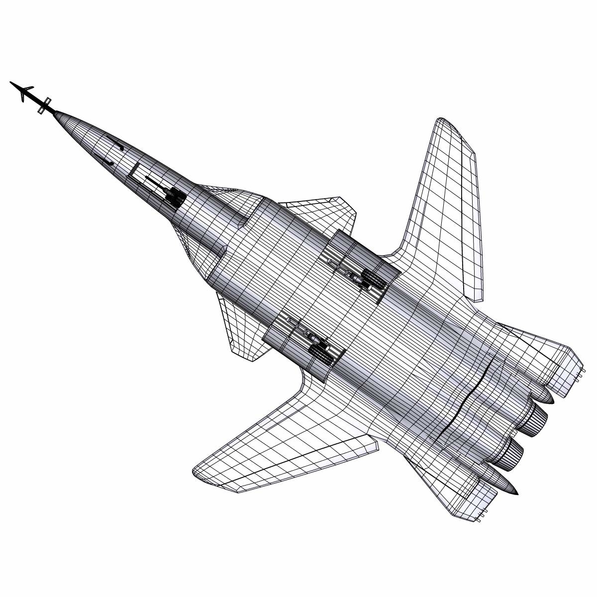 russian sukhoi su-47 berkut 3ds