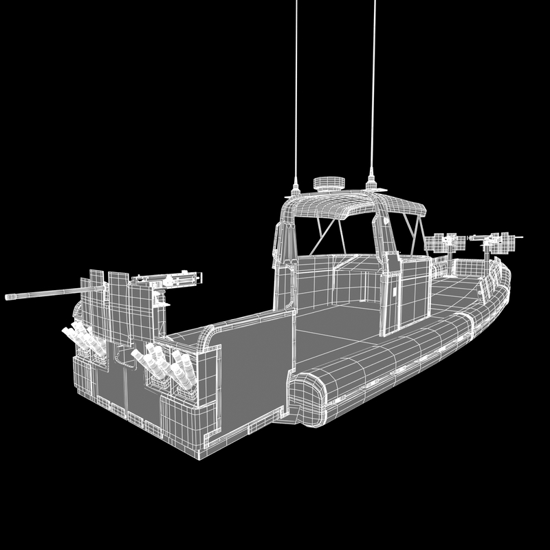 small riverine craft surc 3d max