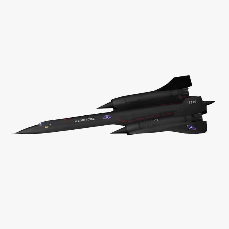 3d sr-71a blackbird model