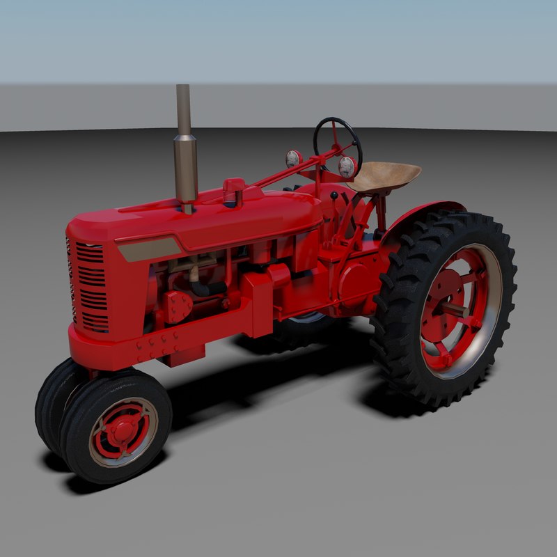tractor 3d model