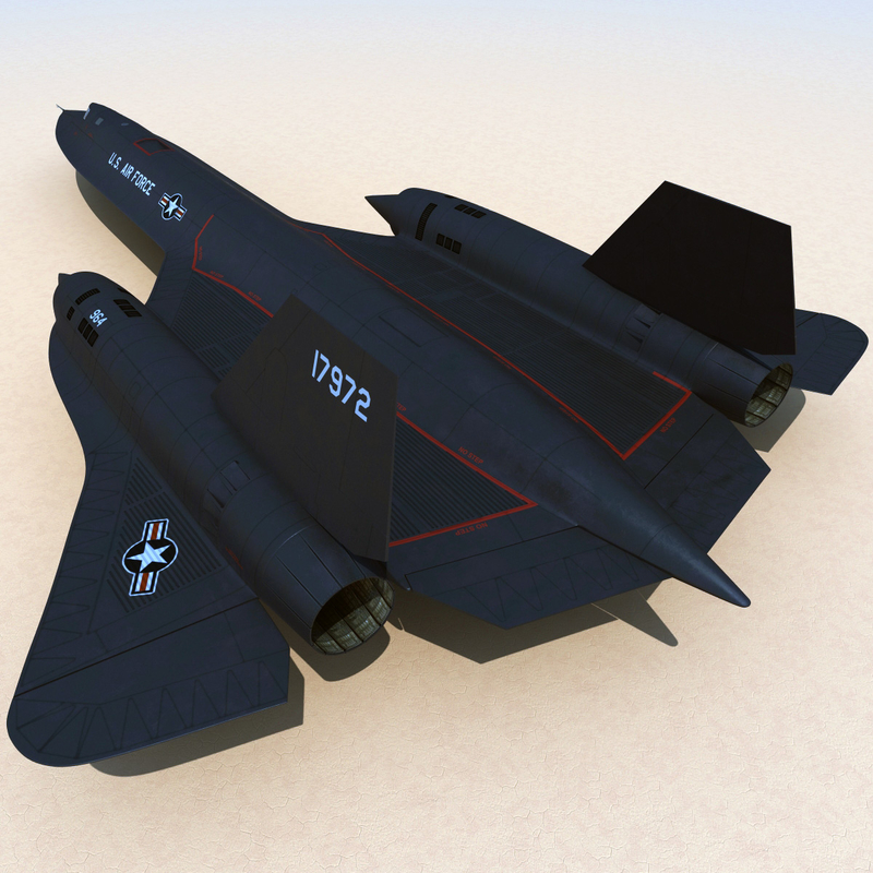 3d sr-71 blackbird