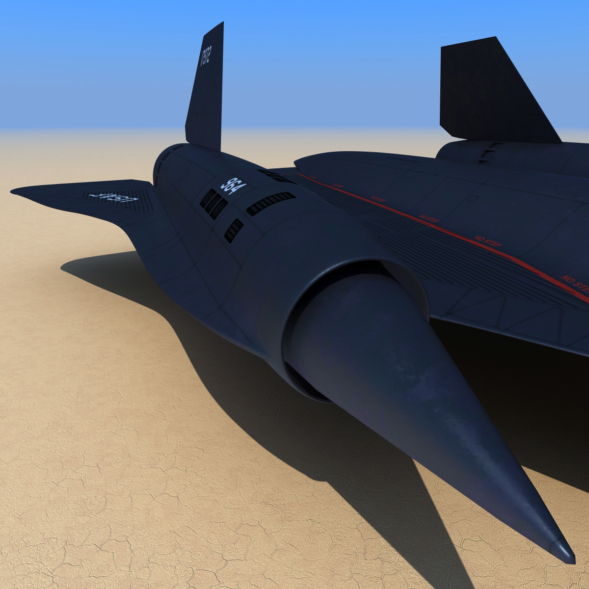 3d sr-71 blackbird