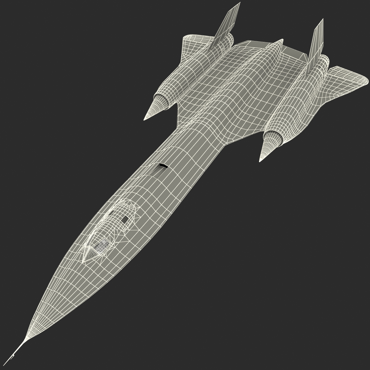 3d sr-71 blackbird