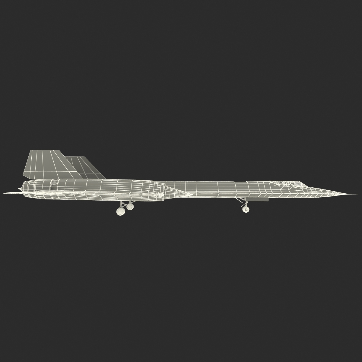 3d sr-71 blackbird