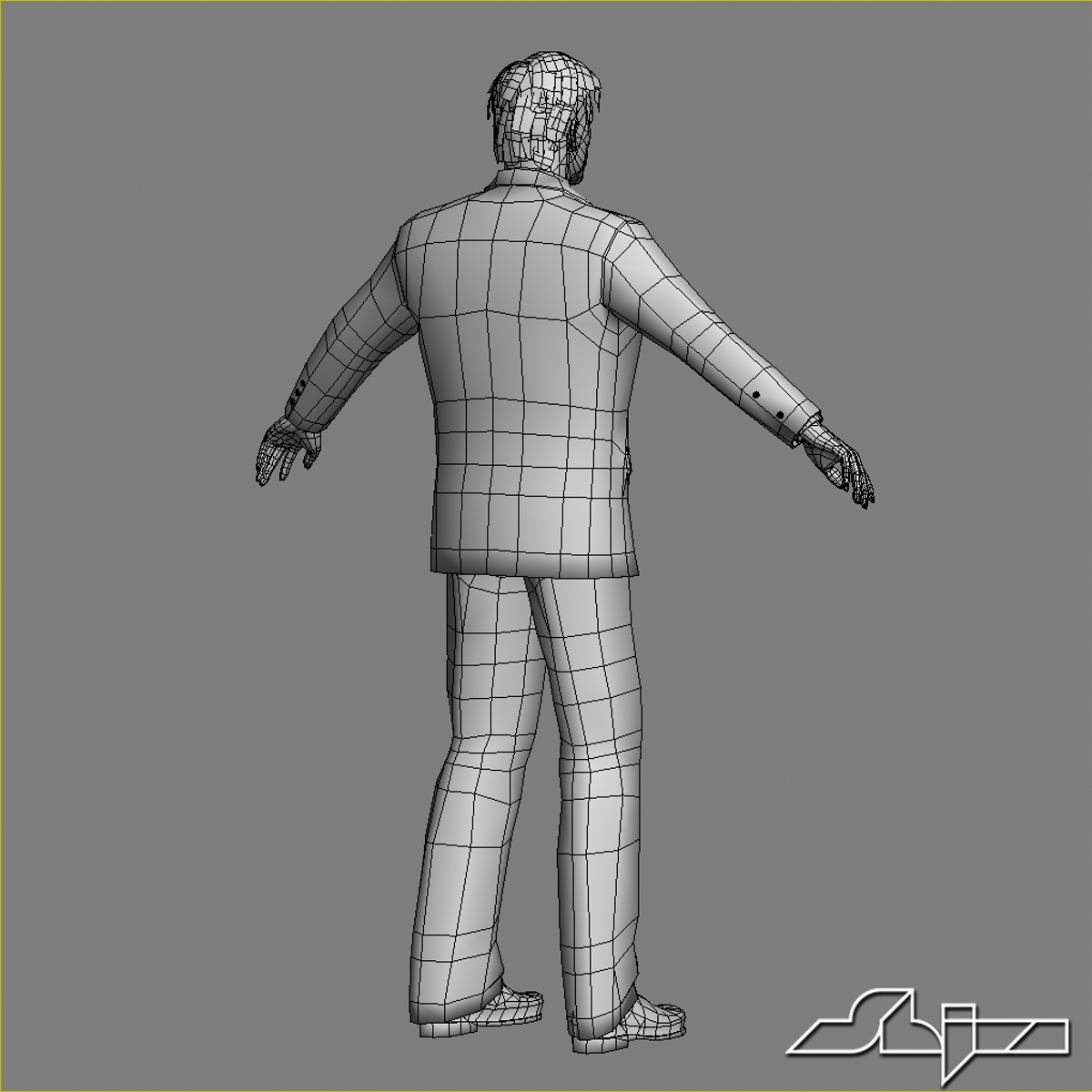 3ds max zombie man