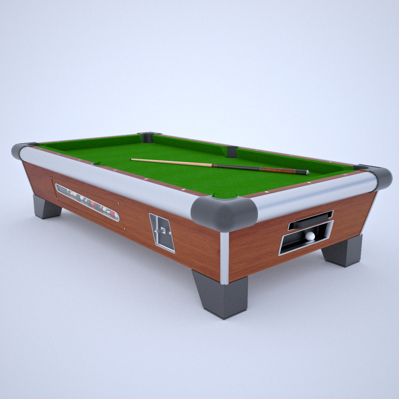 3d pool table model