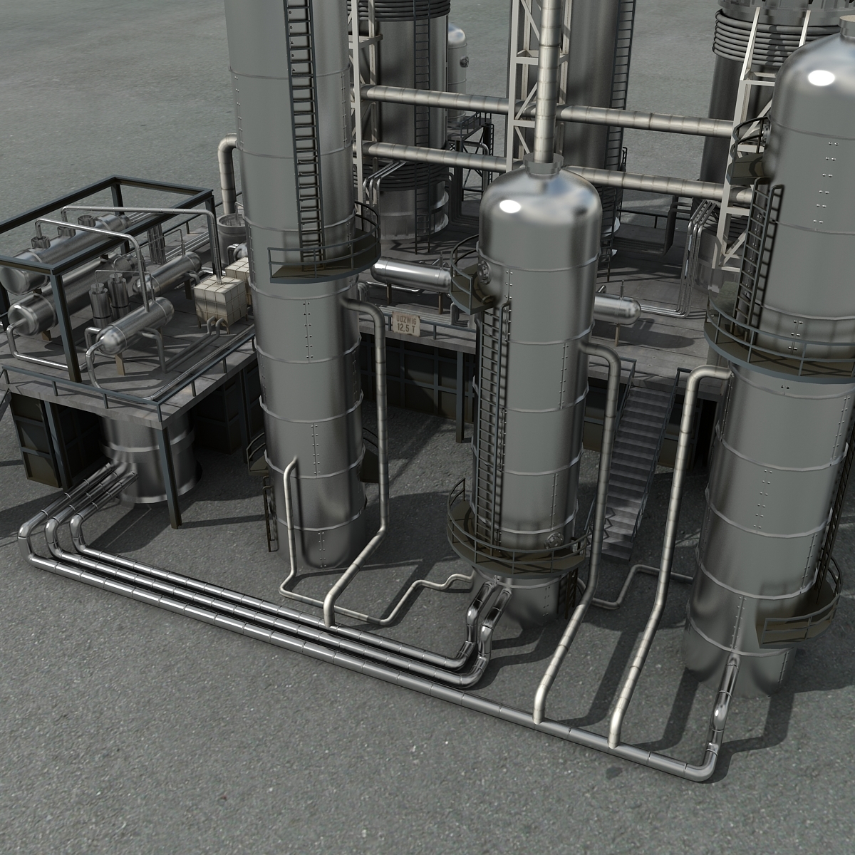 3d model refineries 1