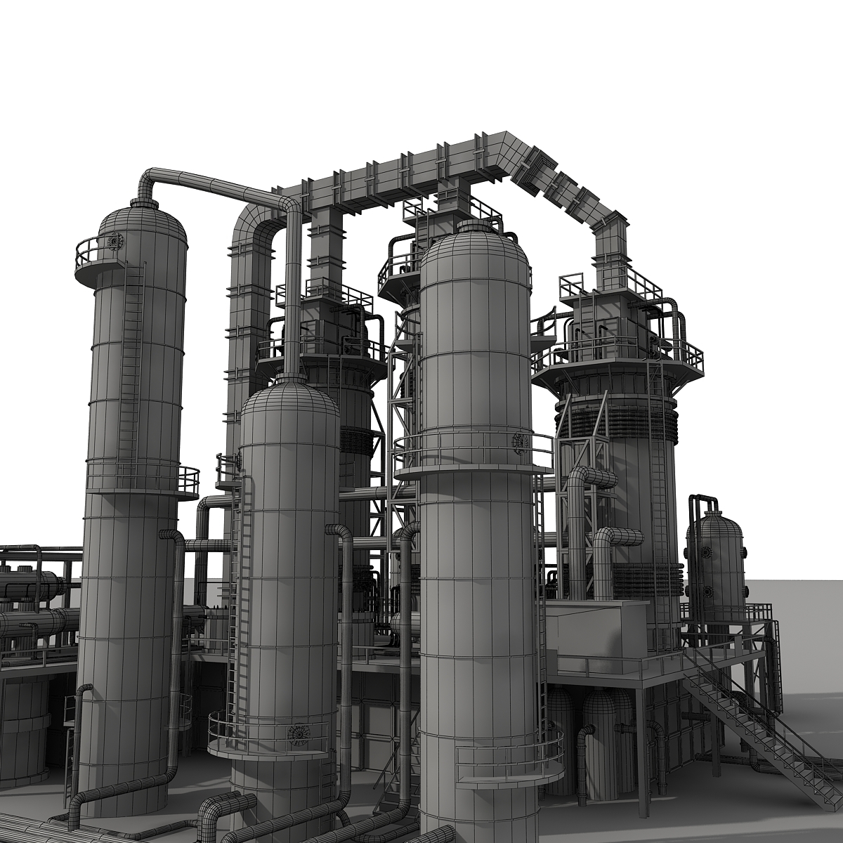 3d model refineries 1