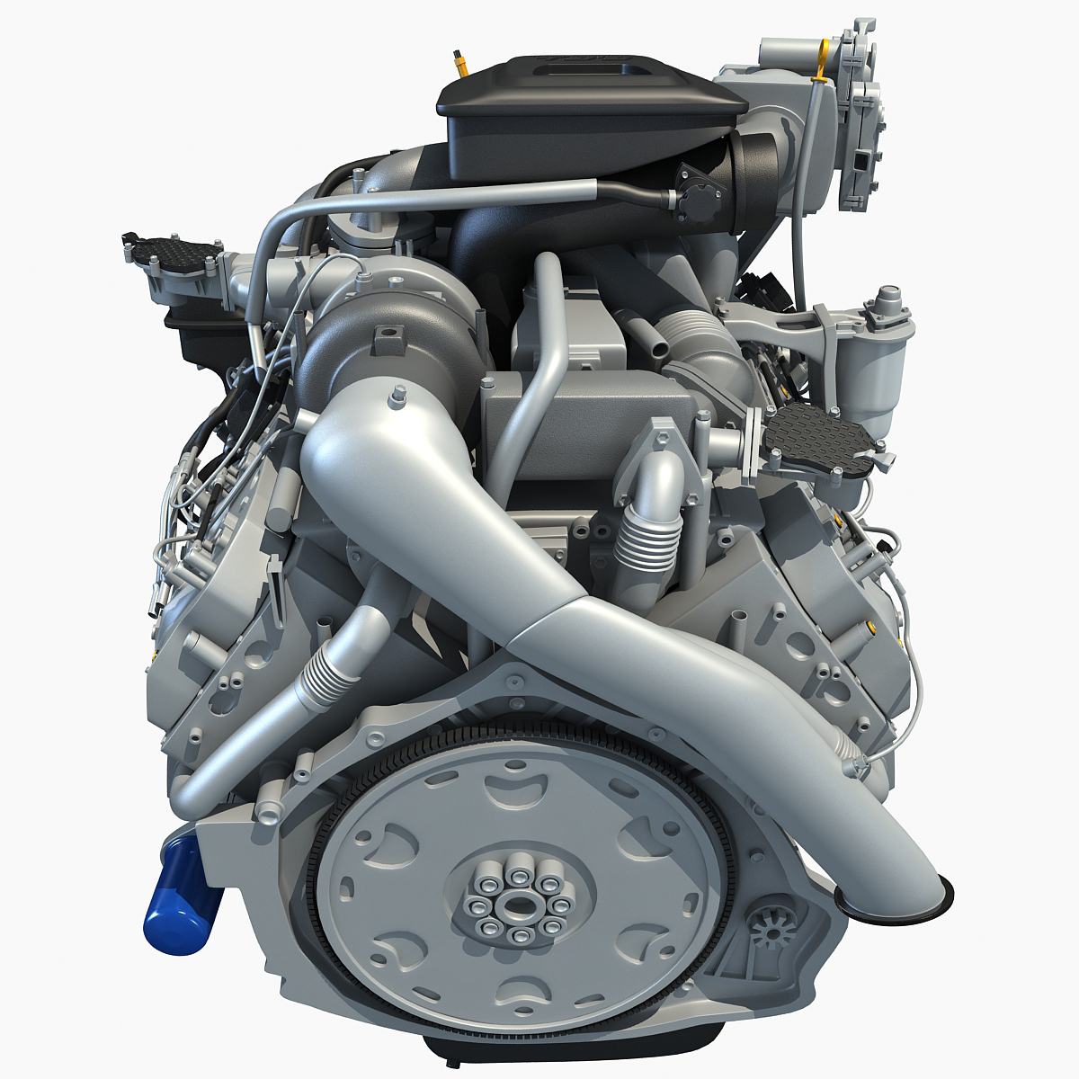 3d duramax diesel v8 turbo engine