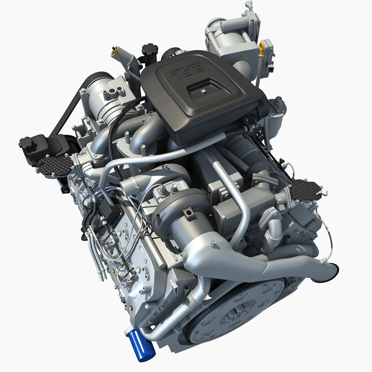 3d duramax diesel v8 turbo engine