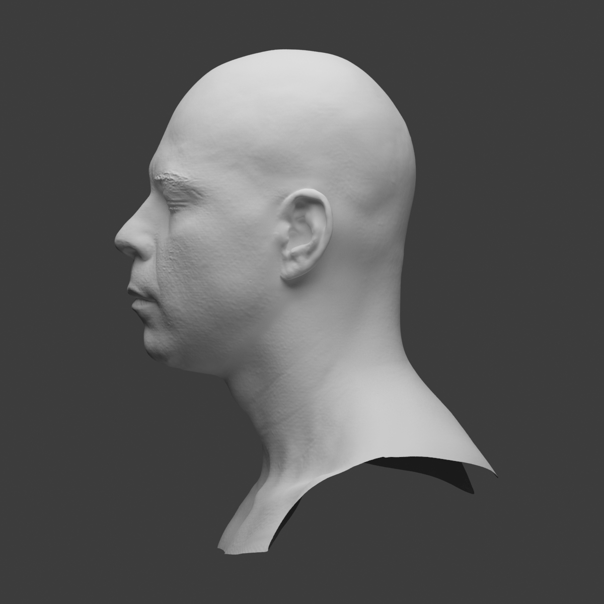 3d model scan head