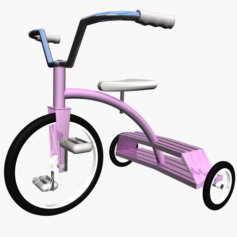 child s tricycle 3d model