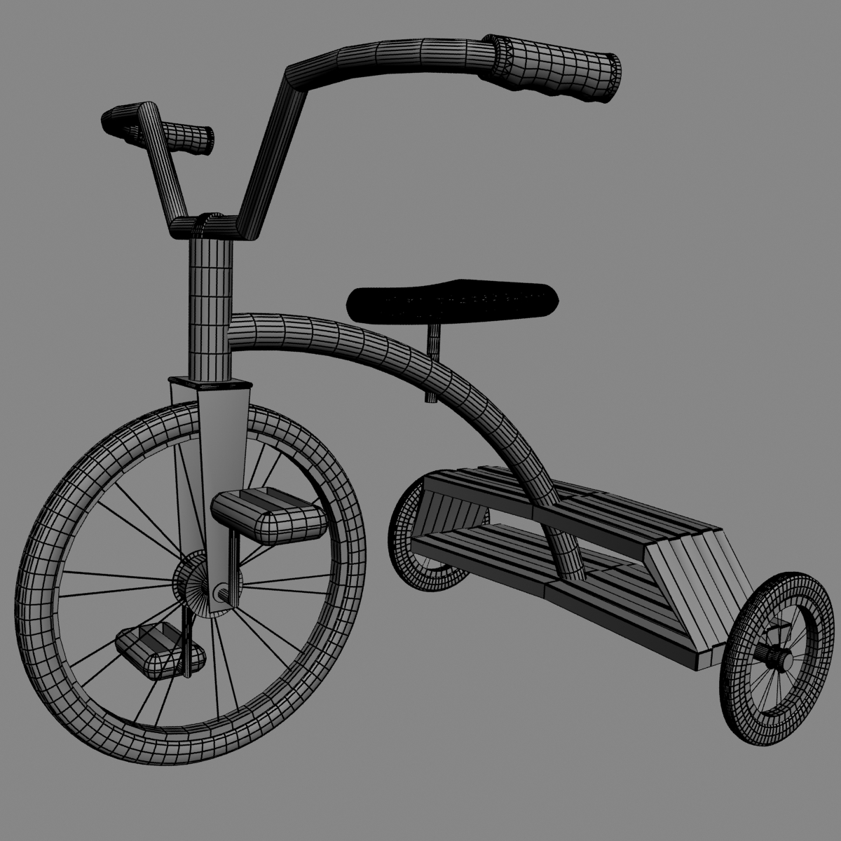 child s tricycle 3d model