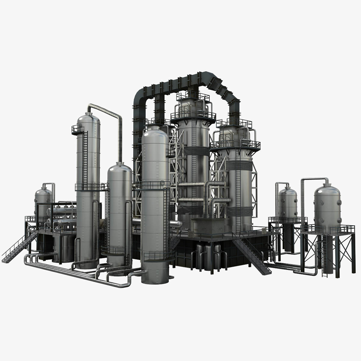 3d model refineries 1