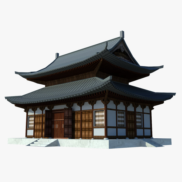 japanese pagoda 3d model