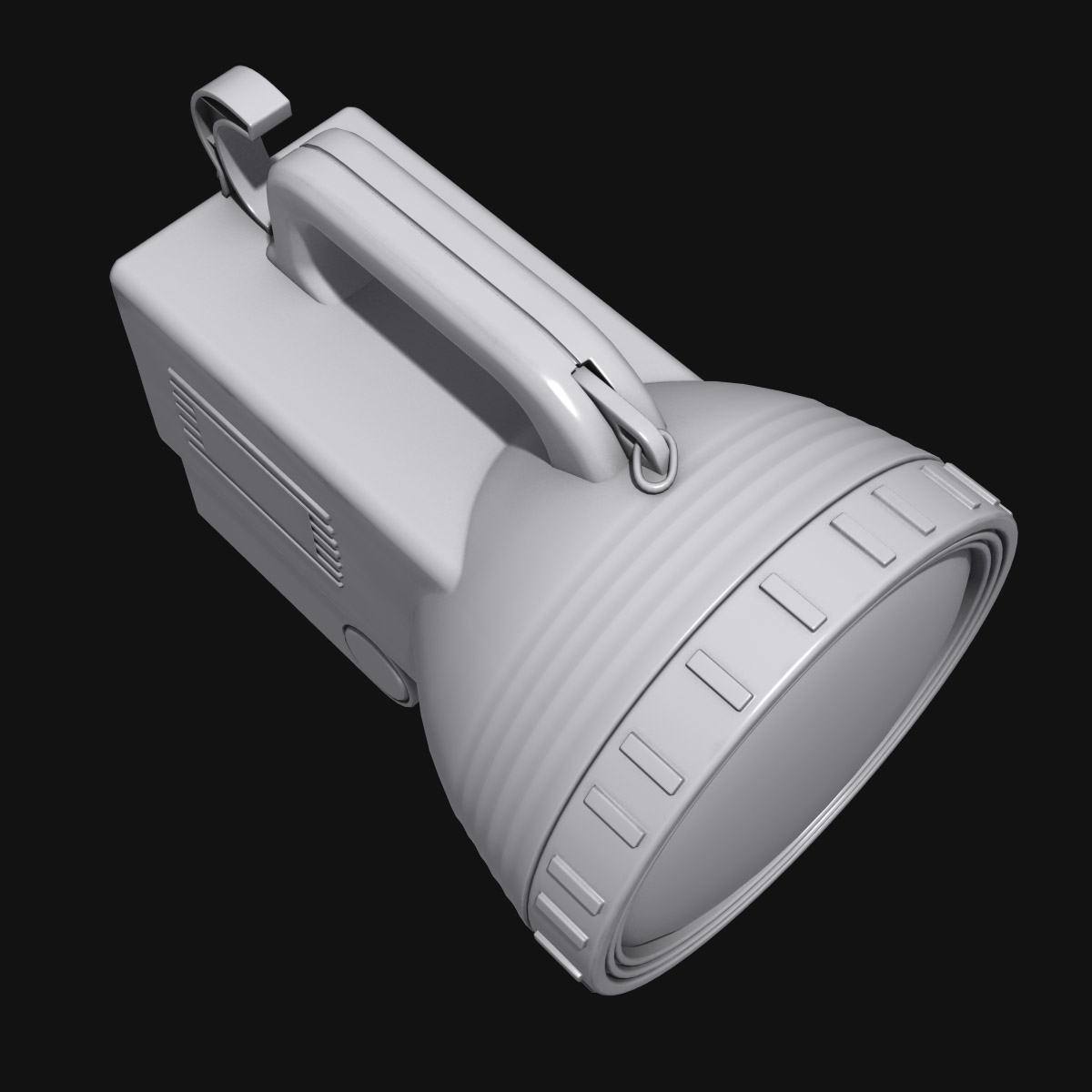 3d model spotlight torch lighting