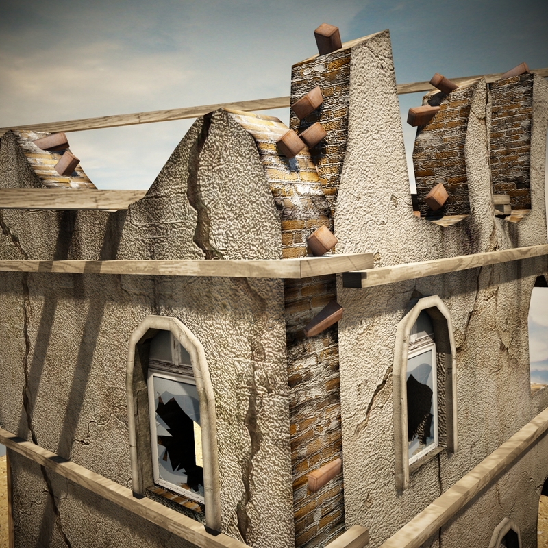 3d destroyed house games