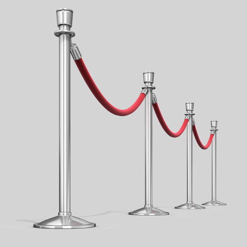 max velvet rope stanchion divider