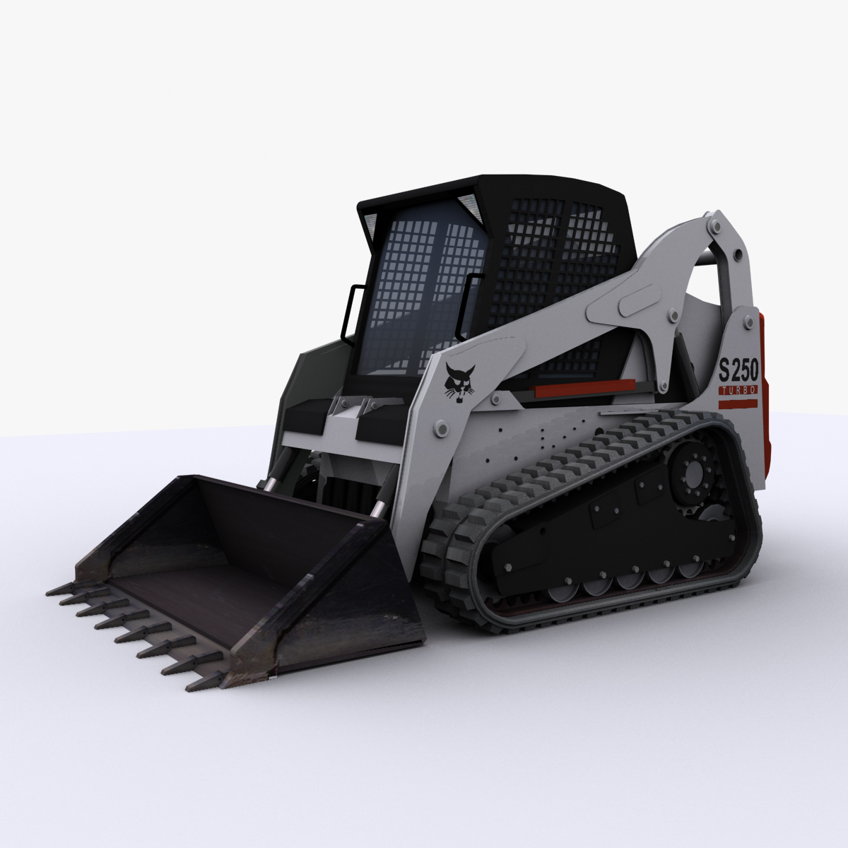 bobcat crawler 3d 3ds