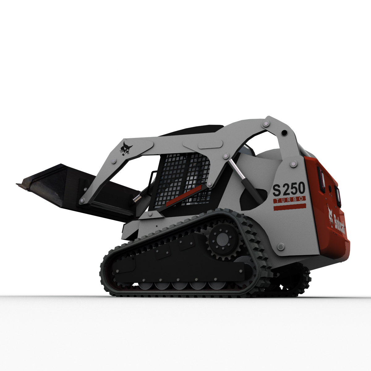 bobcat crawler 3d 3ds