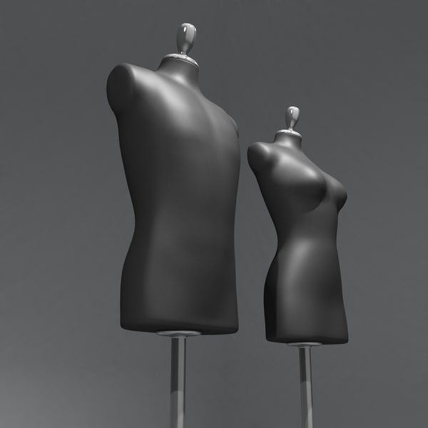 3d model dummies showrooms