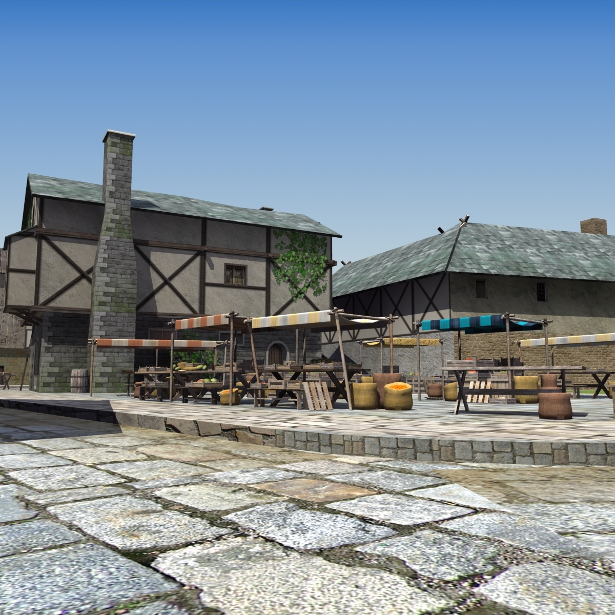 max medieval walled town