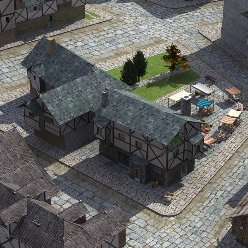 max medieval walled town