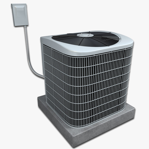 3d model single ac unit