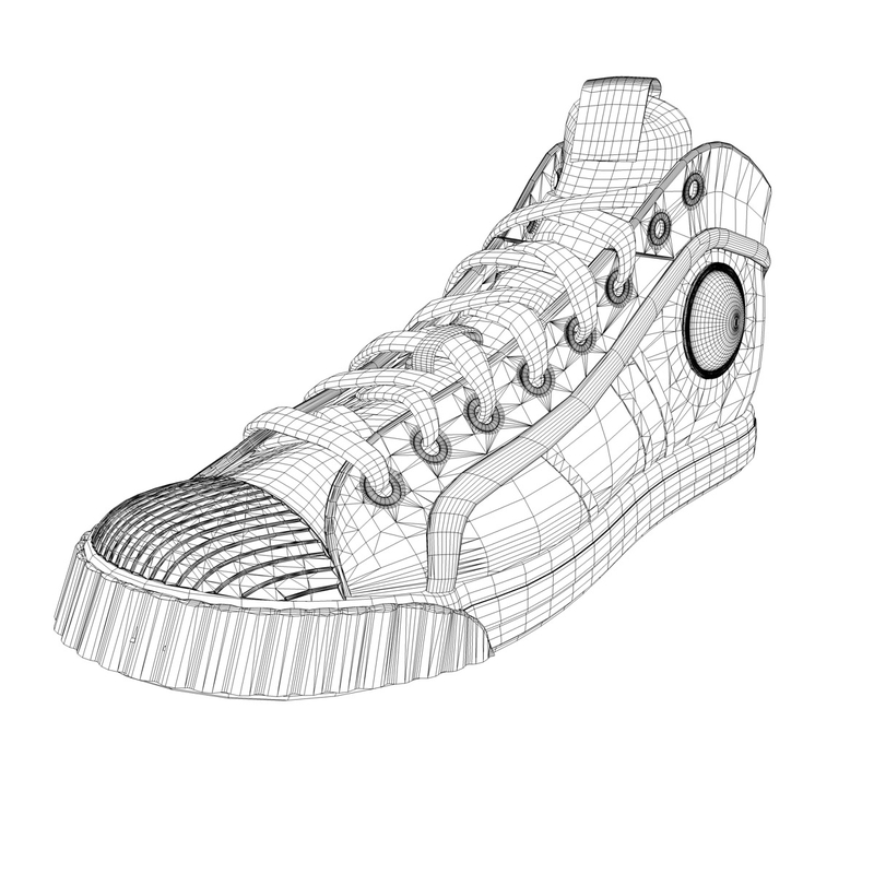 3ds shoe using