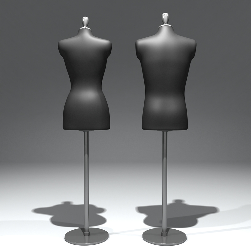 3d model dummies showrooms