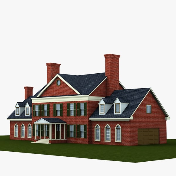 3d classic georgian model