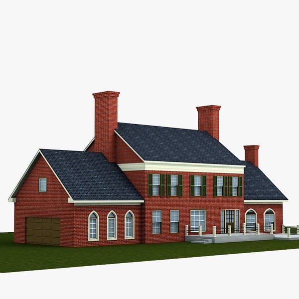 3d classic georgian model