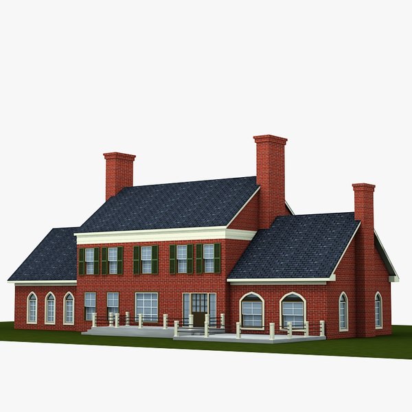 3d classic georgian model