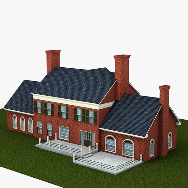 3d classic georgian model